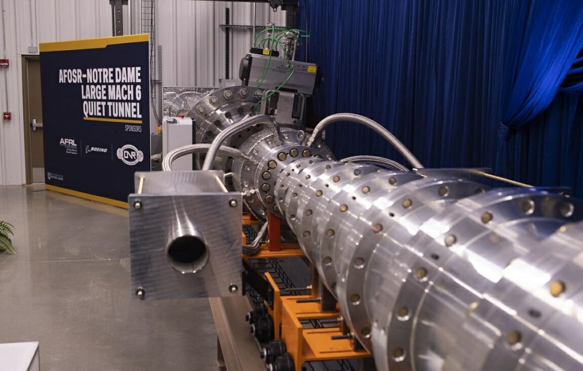 Notre Dame to Develop Mach 10 Quiet Wind Tunnel for US Navy - ClearanceJobs