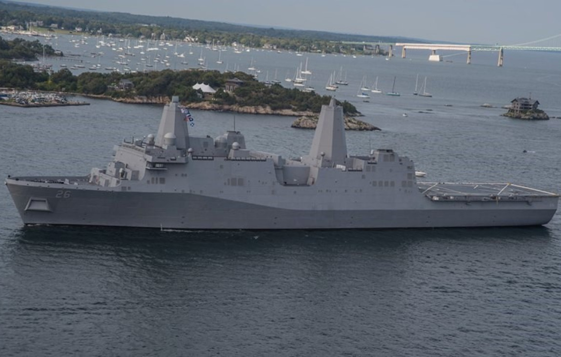 Huntington Ingalls Awarded $36M Contract Mod to Support LPD 17-Class Amphibious Transport Dock ...