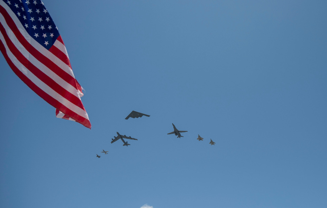 7 Unique U.S. Air Force Aircraft Spotted in Freedom Formation Flyover ...